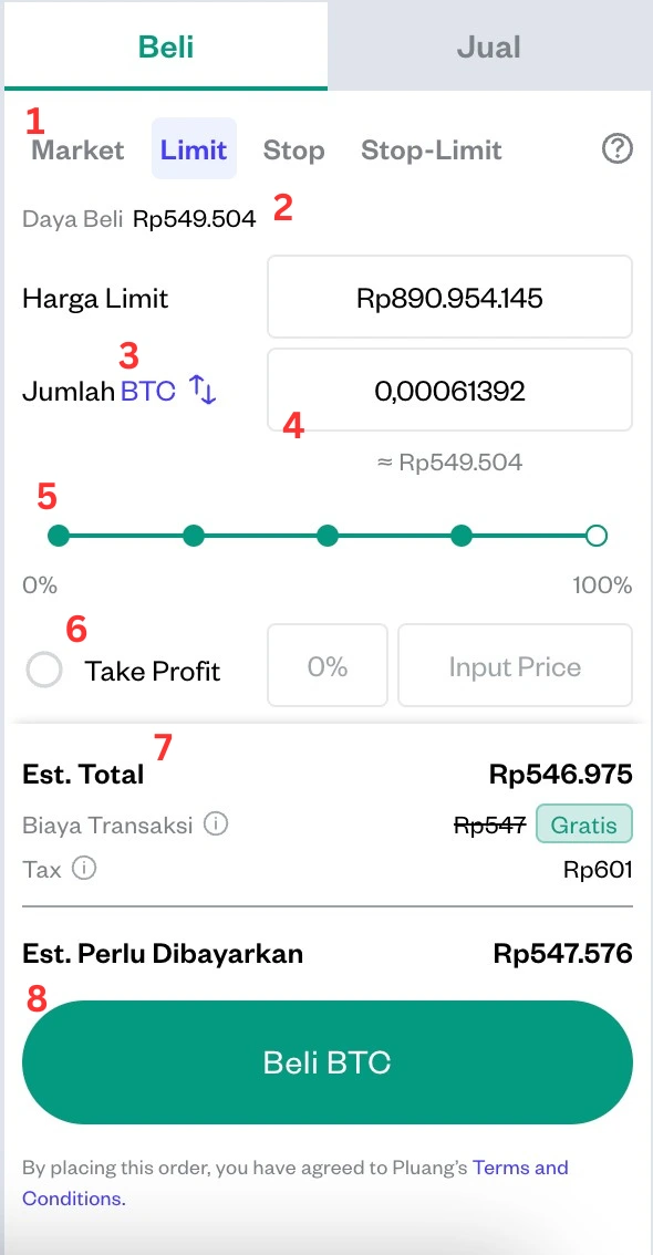 1. Panduan Dasar UI Pluang Web Trading